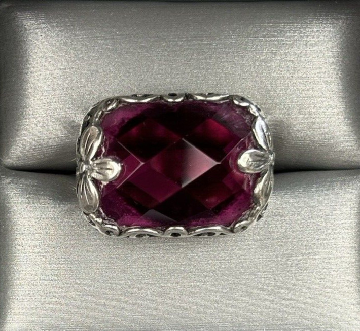 Silpada Sterling 925 Silver Berrylicious Pink Flower … - Gem