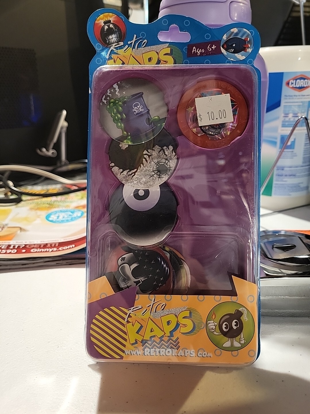 Retro Kaps Pogs Booster Pack 10 Pogs and 1 Slammer Pogz Poggers | eBay