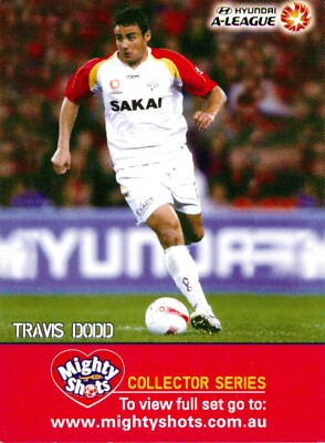 2008 2009 ADELAIDE UNITED A-League Card TRAVIS DODD Mighty Shots | eBay ...