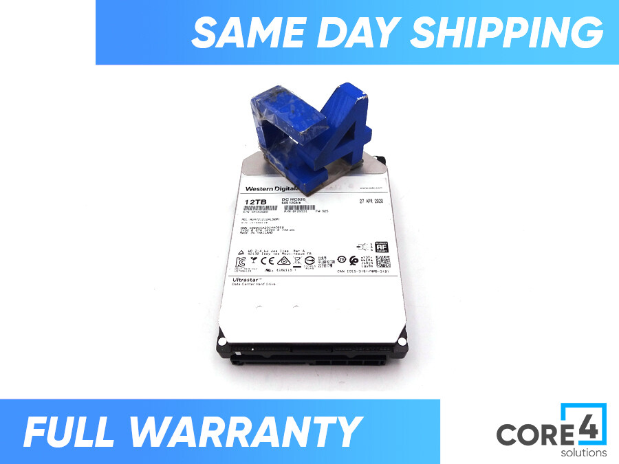 HGST HUH721212AL5201 12TB SAS 12GBPS DC HC520 3.5IN HDD for sale online ...
