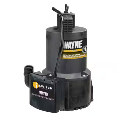 Wayne 57729-WYN1 EEAUP250 1/4 HP Automatic ON/OFF Electric Water ...