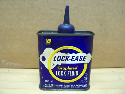 Vintage AGS Line Lock Ease Fluid Oil Handy Oiler Tin Can Advertising ...