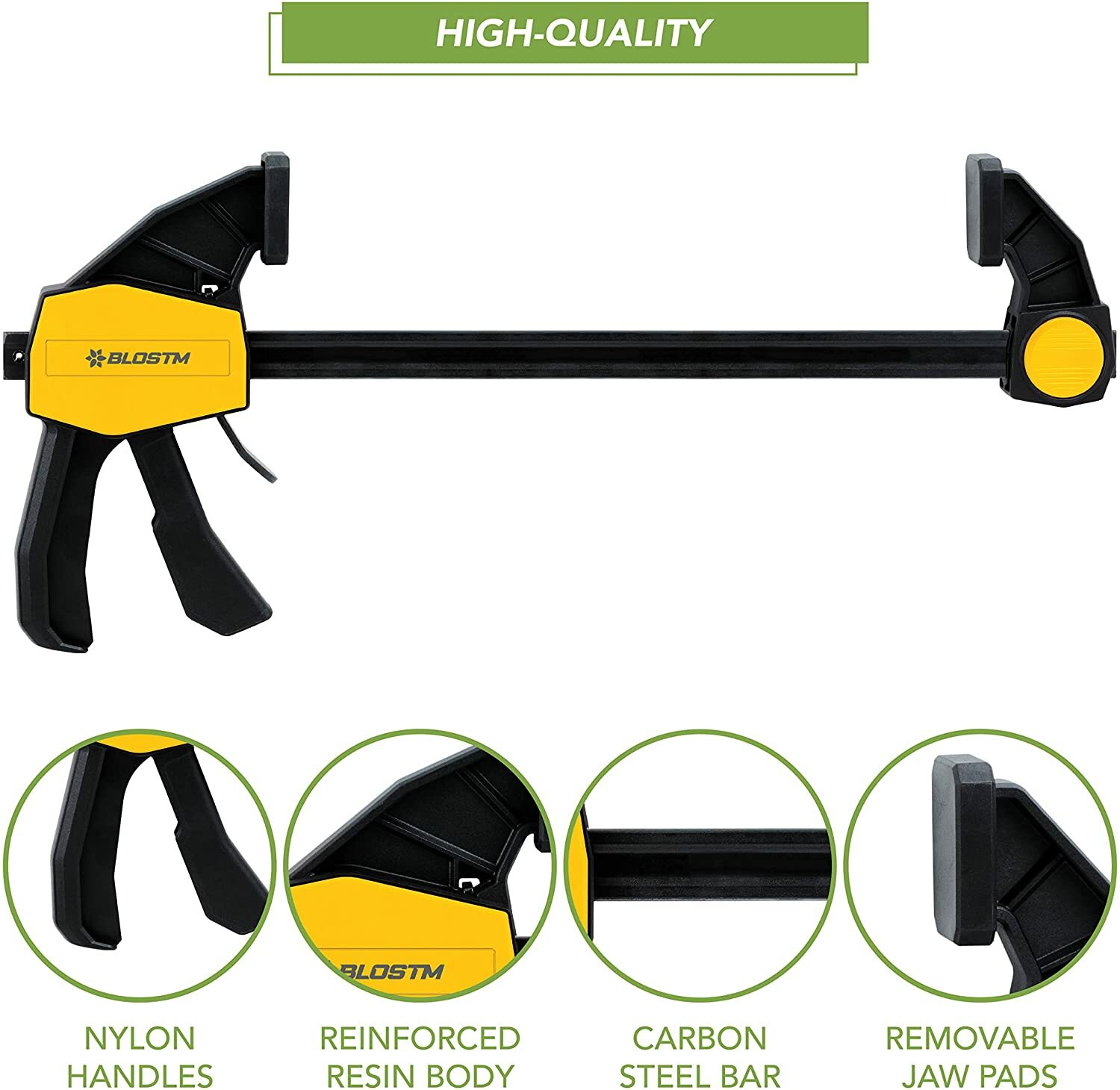 2 x Quick Grip Clamps 12-Inch/300mm Quick Release Woodworking Ratchet ...