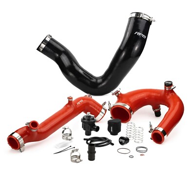 RPM Red Intake J-Tube, Charge Tube , BOV, & Intake Tube RZR Turbo R ...