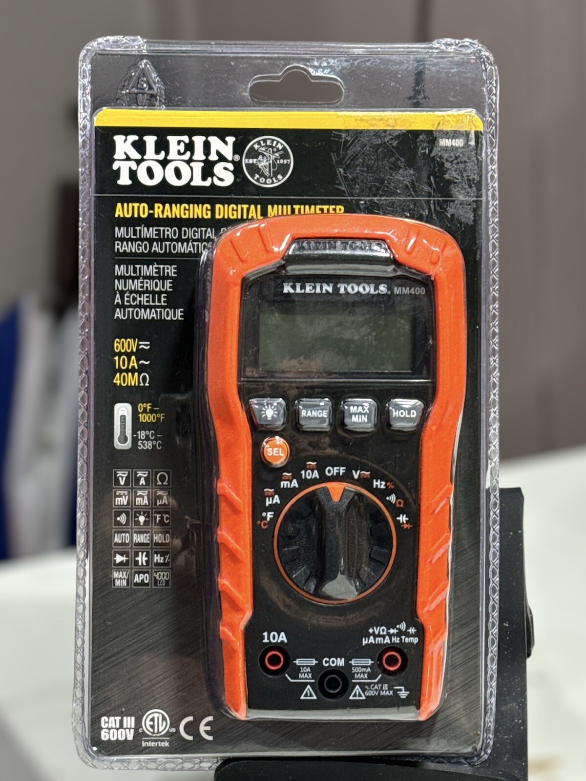 Klein Tools MM400 600V Digital Multimeter 92644690211 | eBay
