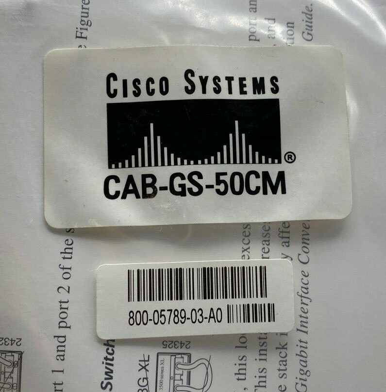 Cisco - Network cable GigaStack GBIC (M) 0.5 m for for sale online | eBay
