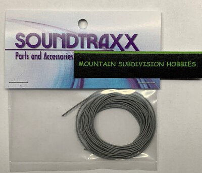 New Soundtraxx 810145 10' Gray Ultra Flexible Decoder Wire 30awg | eBay