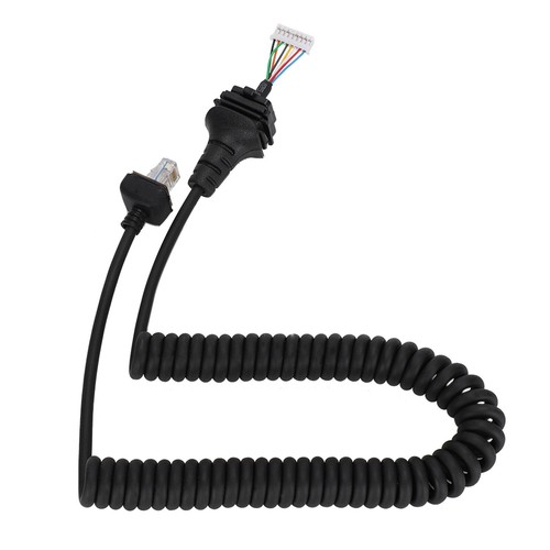 8-Pin RJ45 Speaker Mic Hand Microphone Cable For ICOM HM152/154 IC F121 ...