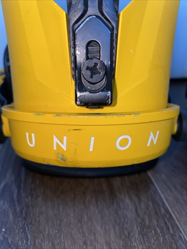 Union Falcor Bindings Size Medium Yellow Black Travis Rice | eBay