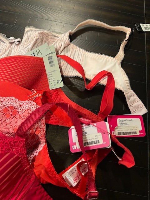 NWT-Bras for women-Set of 4 Size 30DD Curvy Kate, Fantasie, and More ...