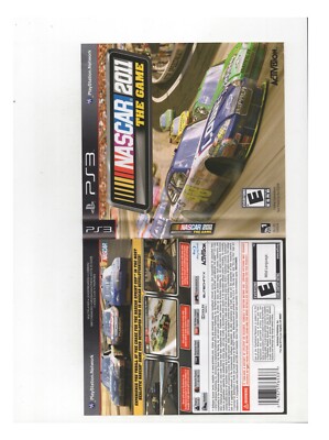Nascar 2011 The Game PS3 ARTWORK ONLY NO TRACKING Authentic | eBay