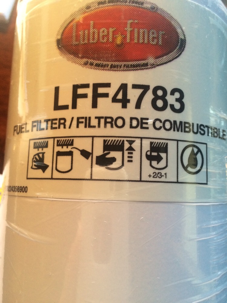 LUBER-FINER LFF4783 - Fuel filter cross reference