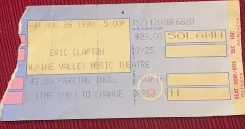 Stevie Ray Vaughan SRV Last Concert Alpine Valley Eric Clapton 8/26/90 ...