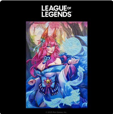 Displate Spirit Blossom Ahri. Limited Edition. League Of Legends Global ...