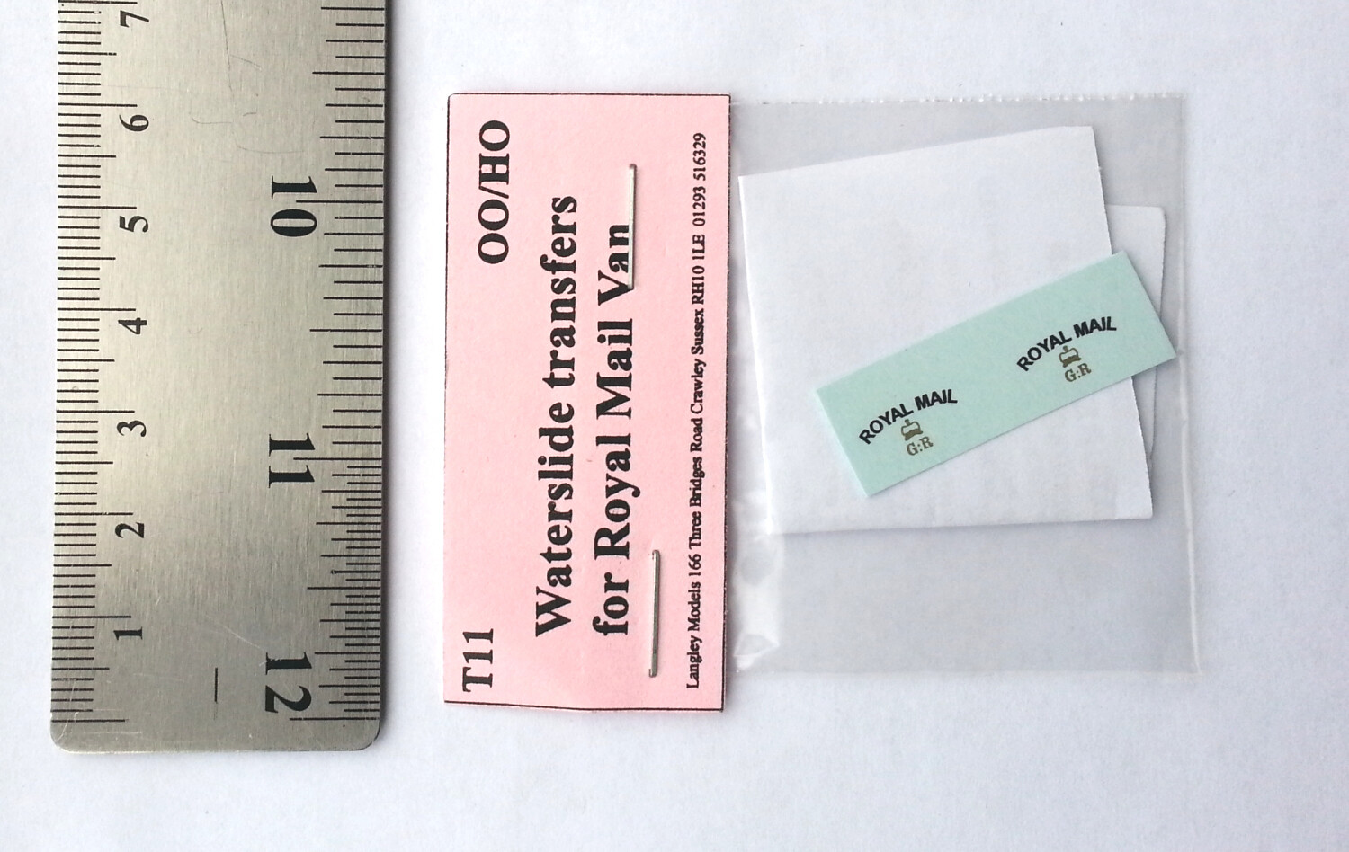 Transfers Royal Mail Van Transfers T11 Colour OO Scale Langley Models ...