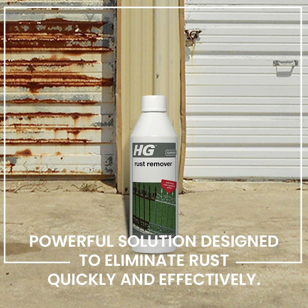 HG Garage Rust Remover 500ml with Extra Rust-repellent Effect Easily ...