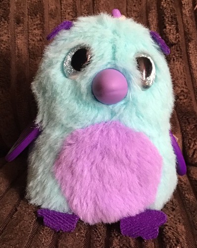 Hatchimals Burtle Plush Clip On 3.5” Toy Purple Teal Key Ring Bag Clip ...