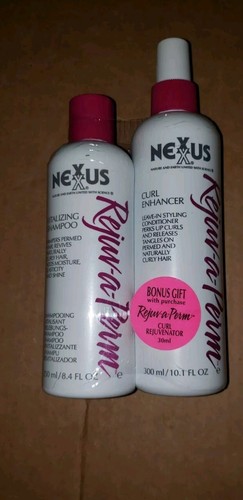 Nexxus Rejuv-A-Perm Vitalizing Shampoo 8.4 Fl Oz, Curl Enhancer , Curl ...
