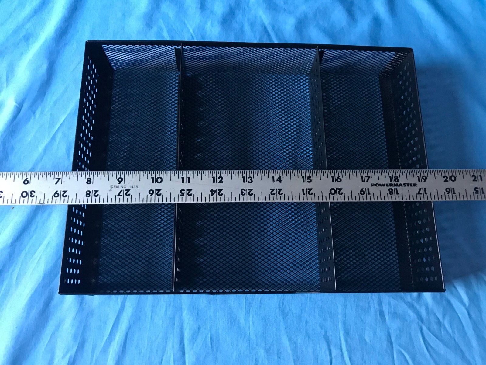 Pre-Owned Black Metal Mesh 5-Tier with Removable Drawer Large Desk ...