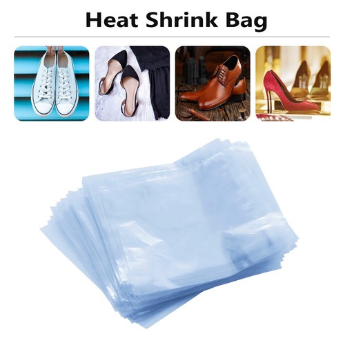 100PCS Heat Shrink Bag Wrap Film PVC Shrinkable Packaging Seal Gift ...