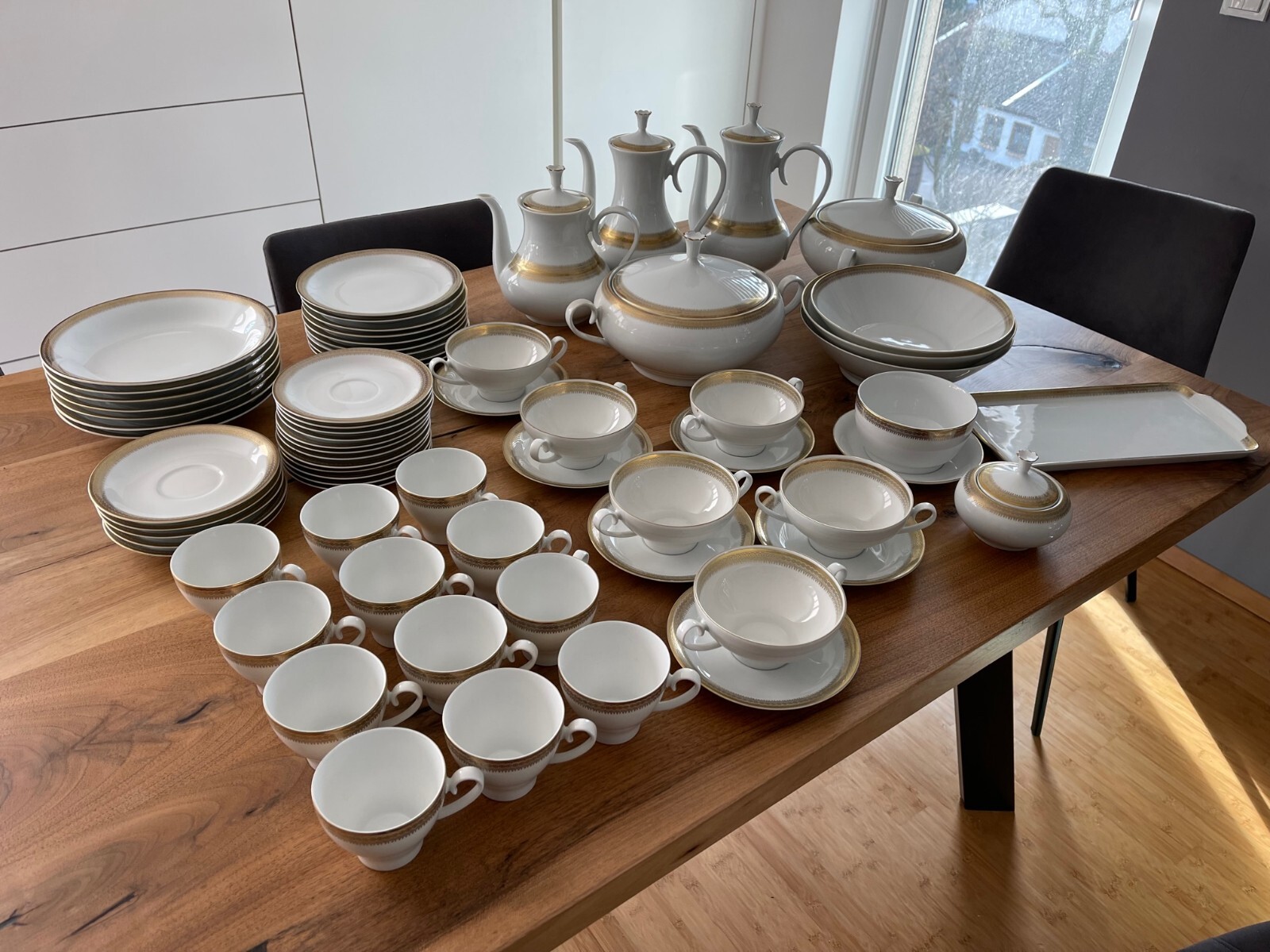 Johann Seltmann Vohenstrauss Bavaria Service Goldrand 68 Teile | eBay.de