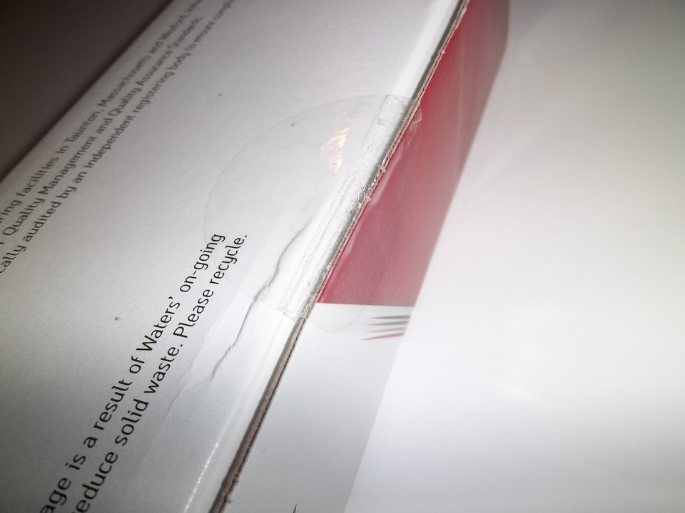 HPLC COLUMN, Waters XSelect CSH Fluoro-Phenyl, 4.6 mm x 150 mm, SEALED ...