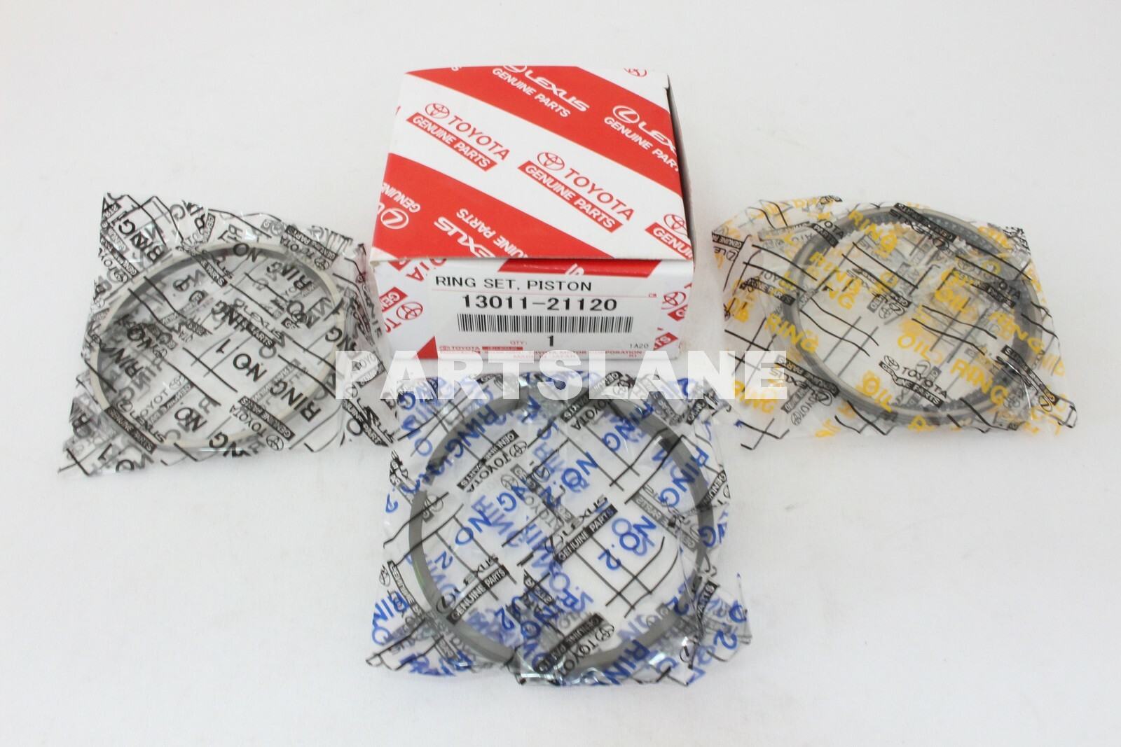 Toyota Yaris Echo Prius xA xB 1.5L 1NZFE OEM Engine Piston Ring Set ...