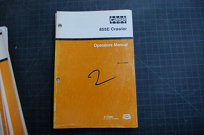CASE 855E Tractor Crawler Dozer Owner Operator Maintenance Manual ...