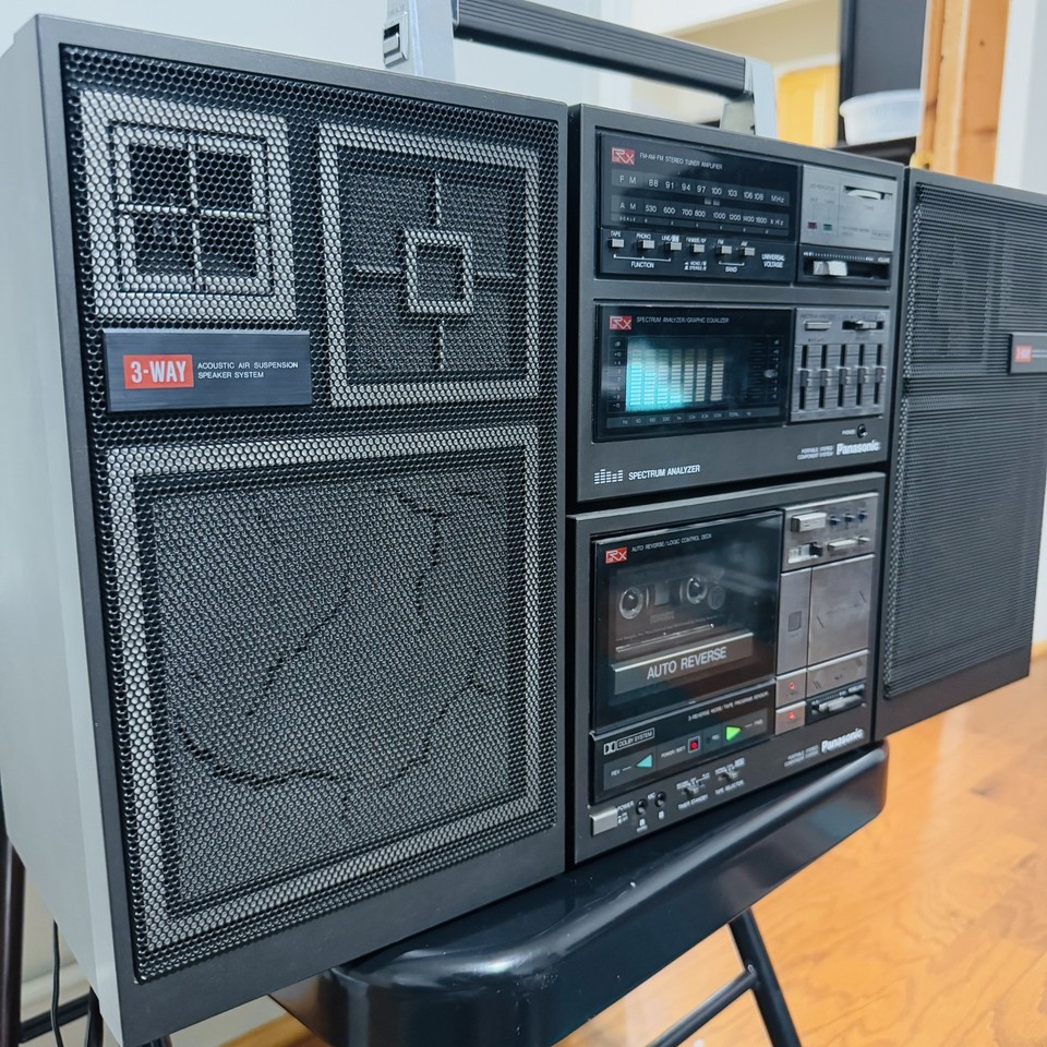 Vintage Panasonic Boombox RX-C300 -2 Rare - Dolby System - Graphic ...