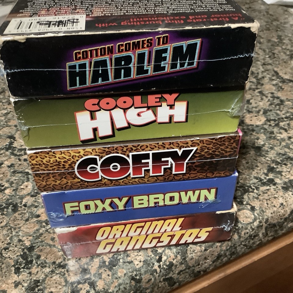 VHS Lot Of 5 Diff. Soul Cinema Pam Grier Coffey Foxy Brown Original ...