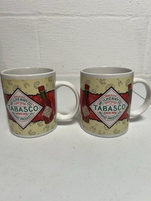 2- Houston Harvest McIllhenny Co. Tabasco Hot Sauce Coffee Cup Mug | eBay