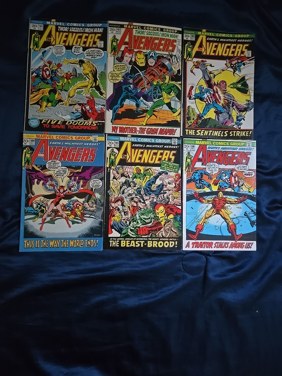 Avengers #101-150 Marvel Comics 1972-75 Thomas Buckler Smith Lot of 39 ...