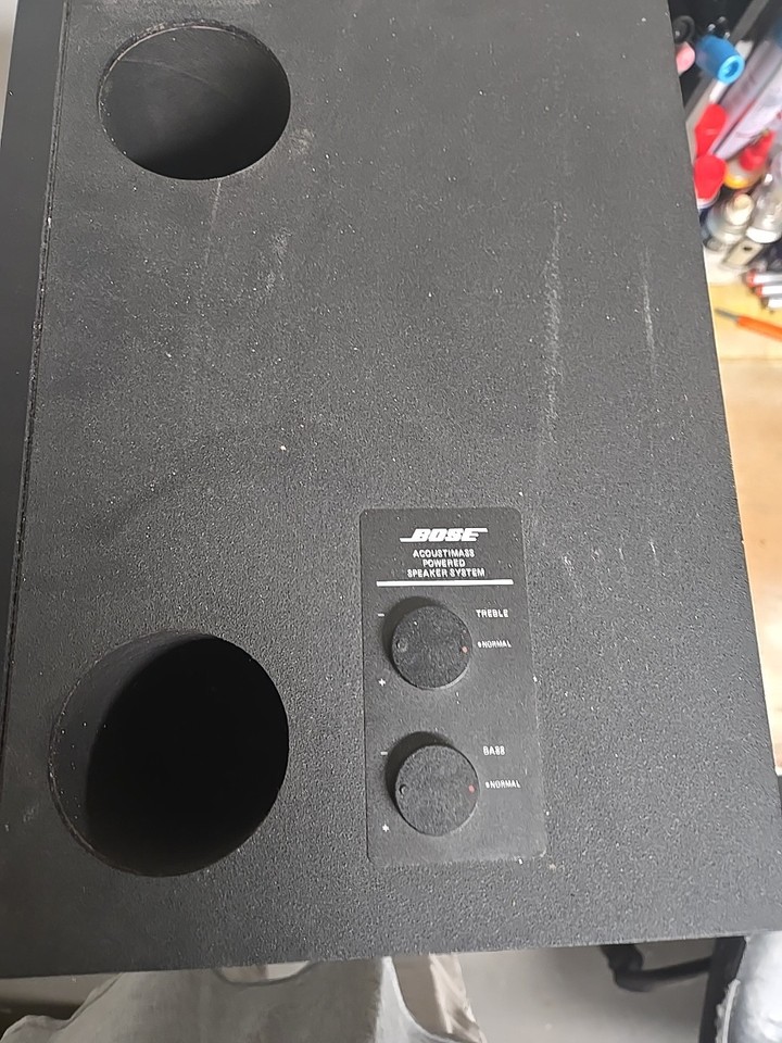 BOSE Acoustimass Model 2683 Powered Speaker System Subwoofer Black | eBay