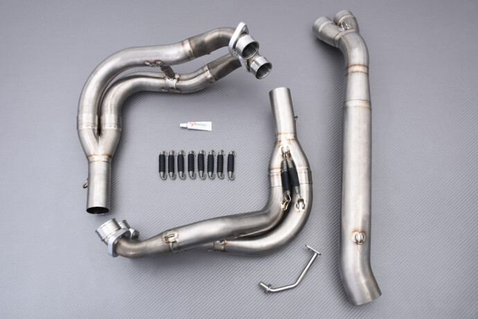 Full Exhaust System AKRAPOVIC EVO2 Titan Exhaust CARBON KAWASAKI ZX10R ...