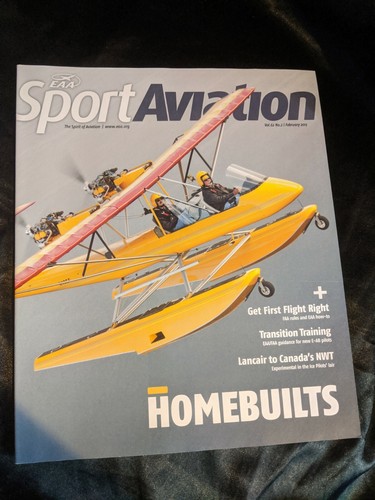 EAA Experimental Aircraft Association Sport Aviation Magazine February ...