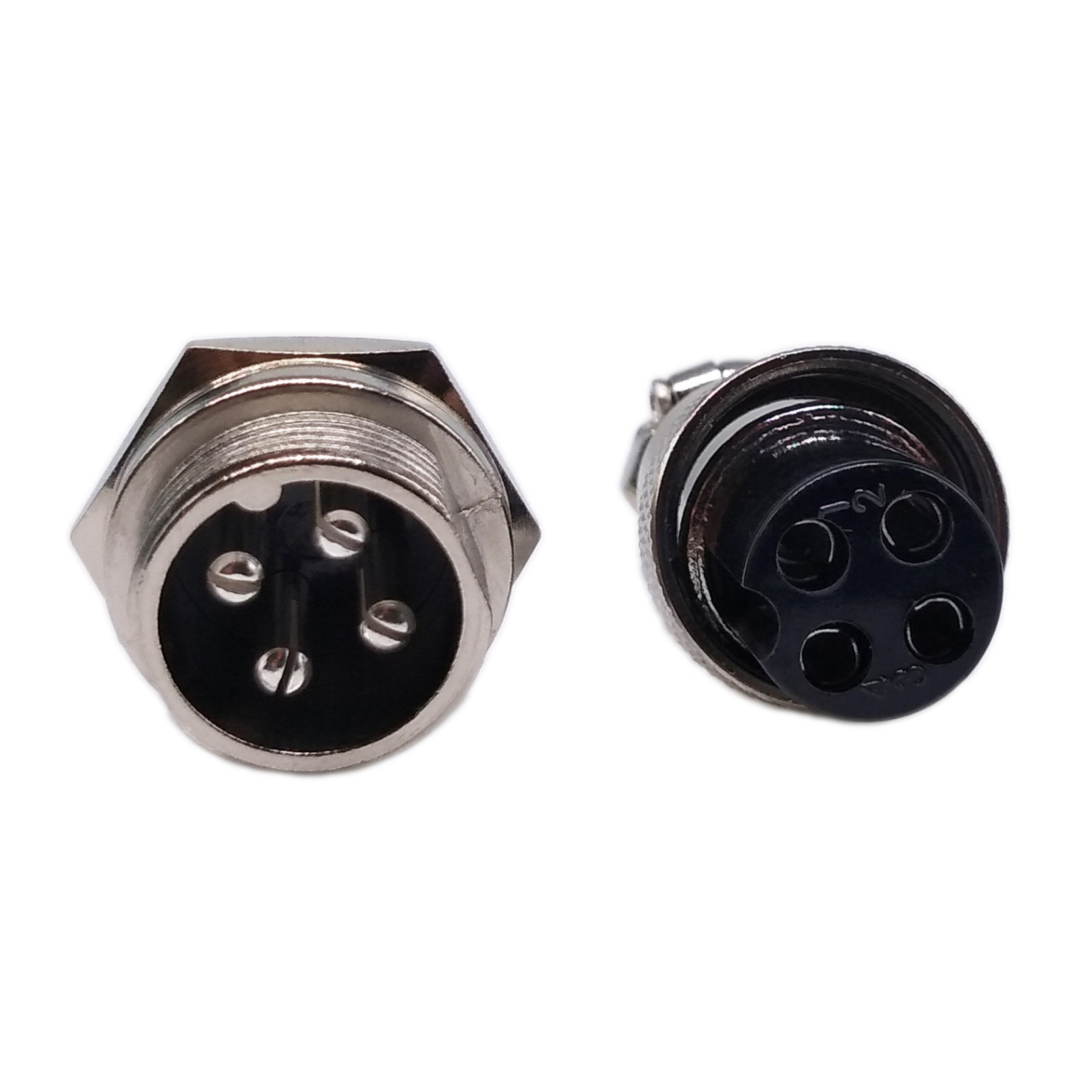 US Stock 5 Pair Aviation Plug 4 Pin Male Female Panel Wire Connector ...