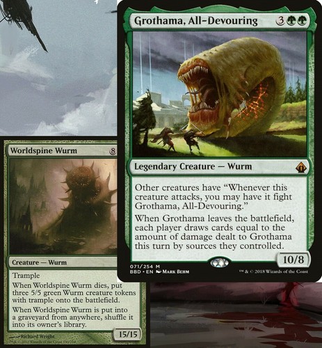 Grothama, All-Devouring WURMS Commander Deck EDH Magic MTG Ready-to ...
