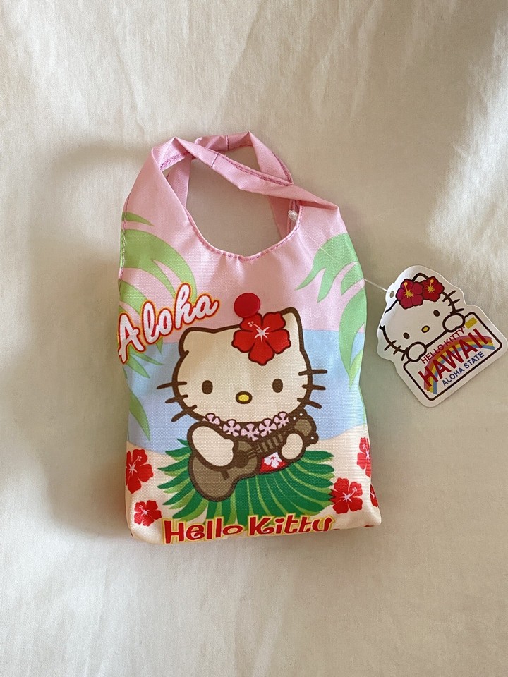 Hawaii Sanrio Hello Kitty Aloha Market Bag Tote | eBay