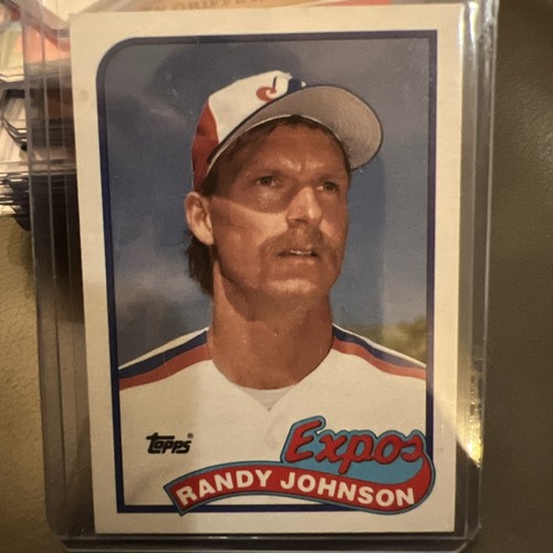 1989 Topps Randy Johnson Rookie Card. Ranked 9 overall most valuable ...