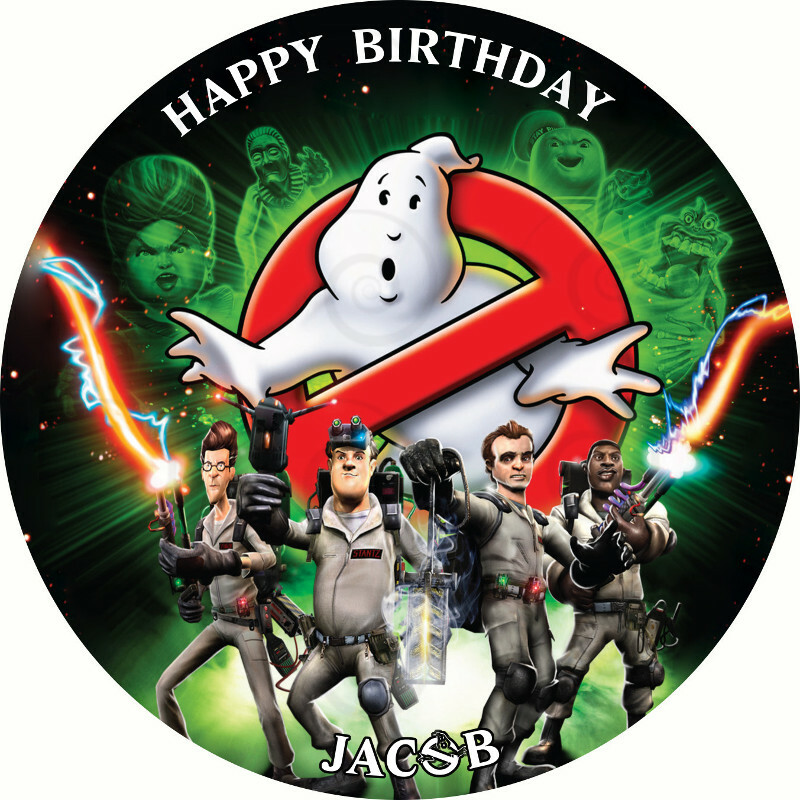 GHOSTBUSTERS Edible Cake topper Party image | eBay
