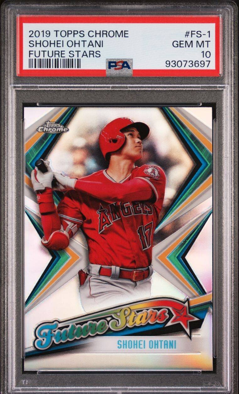 Shohei Ohtani 2019 Topps Chrome Refractor Future Stars Sp Insert Psa 10 ...