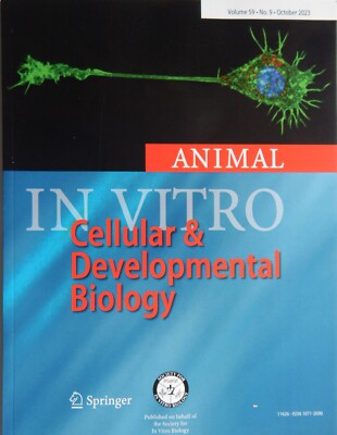 In Vitro Animal Cellular & Developmental Biology Journal Springer ...