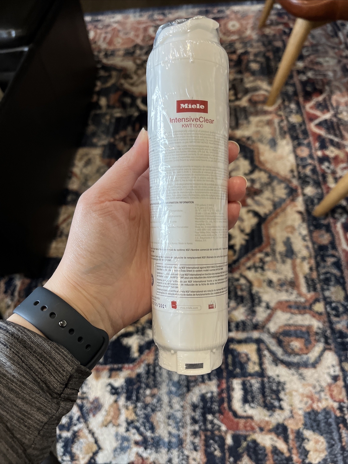Miele Intensive Clear Water Filter Cartridge Kwf1000 - for sale online ...