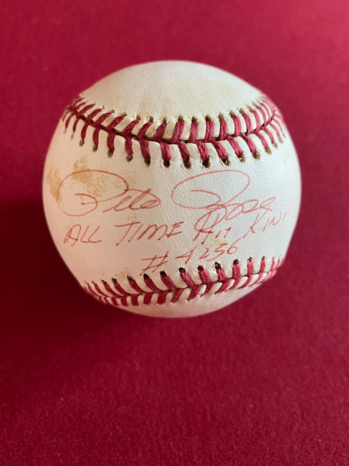 Pete Rose | Autographed Baseball Memorabilia & MLB Merchandise