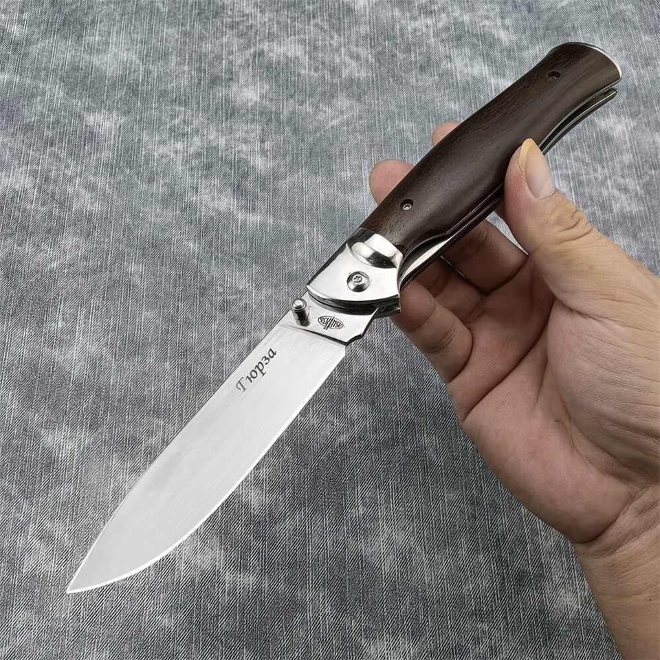 Tactical Russian Folding Blade Knife 440c Steel 38 Blade Pocket Knife 4271