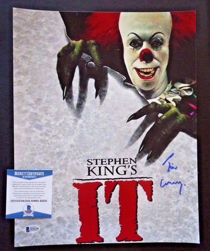 Tim Curry IT Movie Pennywise Signed Autographed 11x14 Photo BAS ...