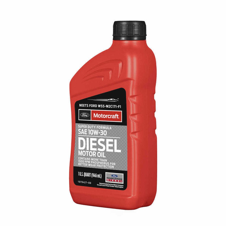 Engine Oil-Super Duty Diesel Motor Oil - Quart Motorcraft XO-10W30-QSDF ...