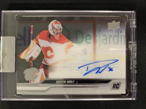 2023-24 UPPER DECK CLEAR CUT ROOKIE AUTO DUSTIN WOLF #CC-DW | eBay
