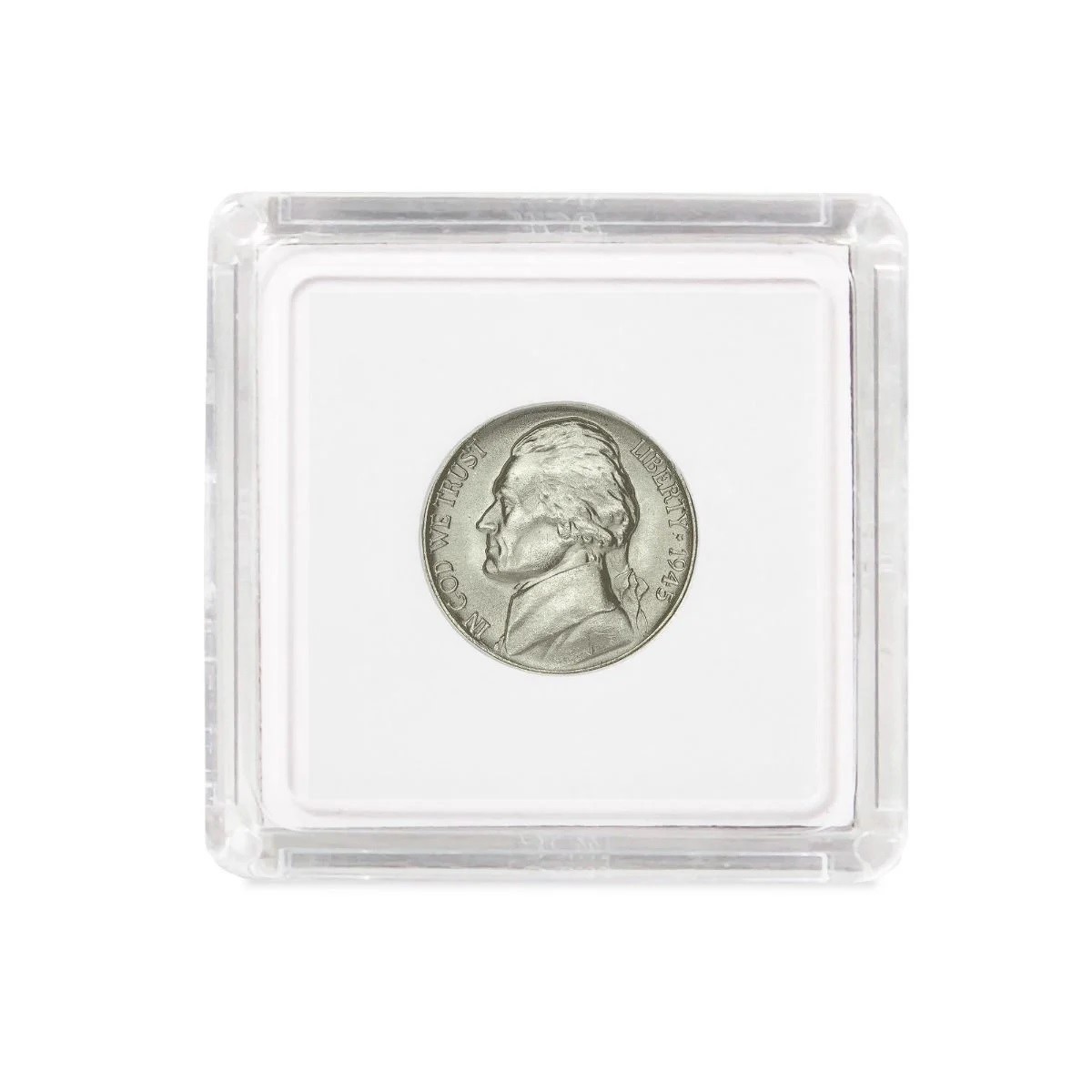 25 BCW 2x2 Coin Snap Air tite Capsule Holders for US Nickel 5 Cents 21 ...