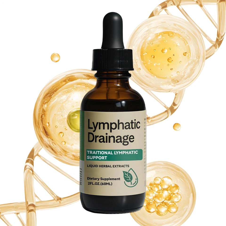 Lymphatic Drainage Liquid Drop Herbal Extract for Detox, Bloat Relief ...